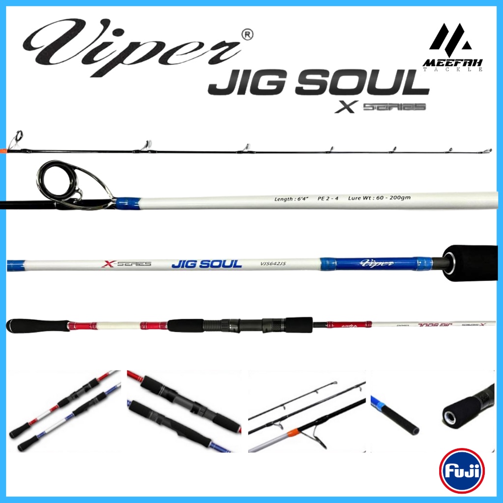 VIPER Jig Soul Rod X Series Jigging Rod - Fishing Rod Joran Pancing ...