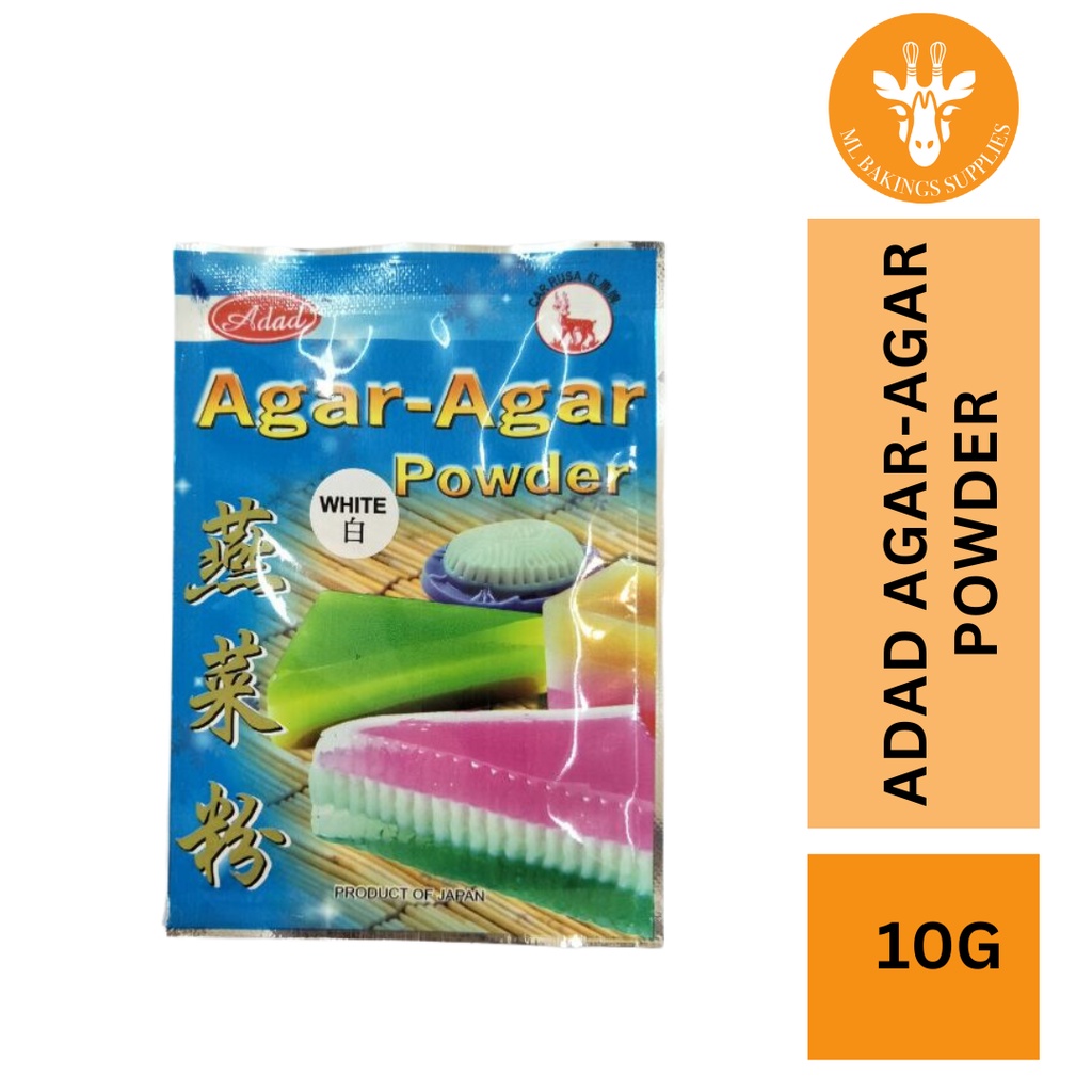 [READY STOCK] ADAD Agar-agar Powder/ Serbuk Agar-agar/ 10g | Shopee ...