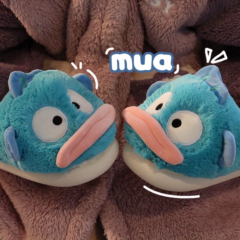 Ugly Fish Cotton Slippers Ugly Fish Slippers Mermaid Hanton Girls ...