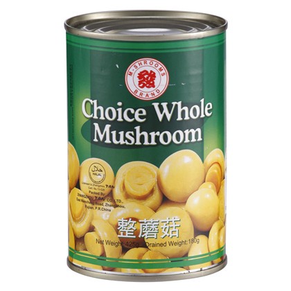 425g 发牌整蘑菇 M-Shrooms Choice Whole Button Mushroom Cendawan Tin | Shopee ...