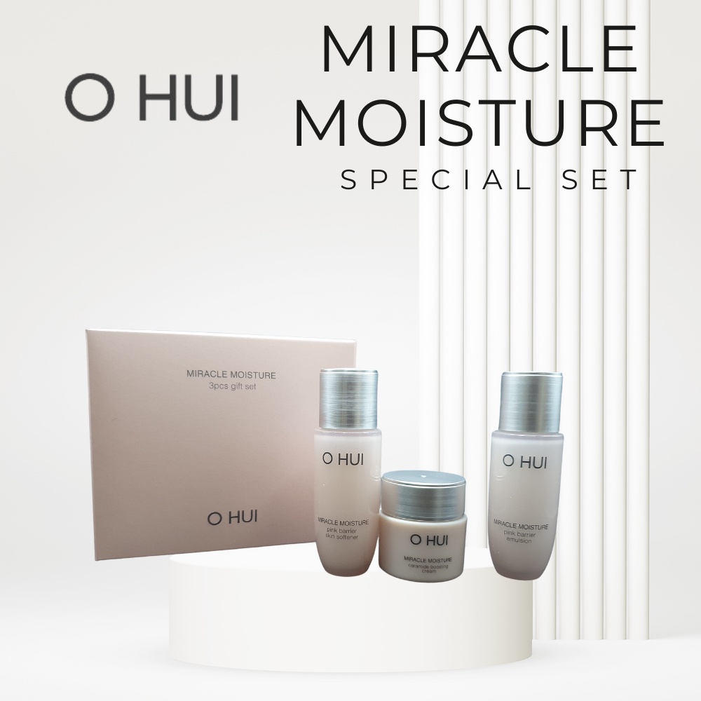 O HUI Miracle 3-piece Kit cream Skin Toner Emulsion | Shopee Malaysia
