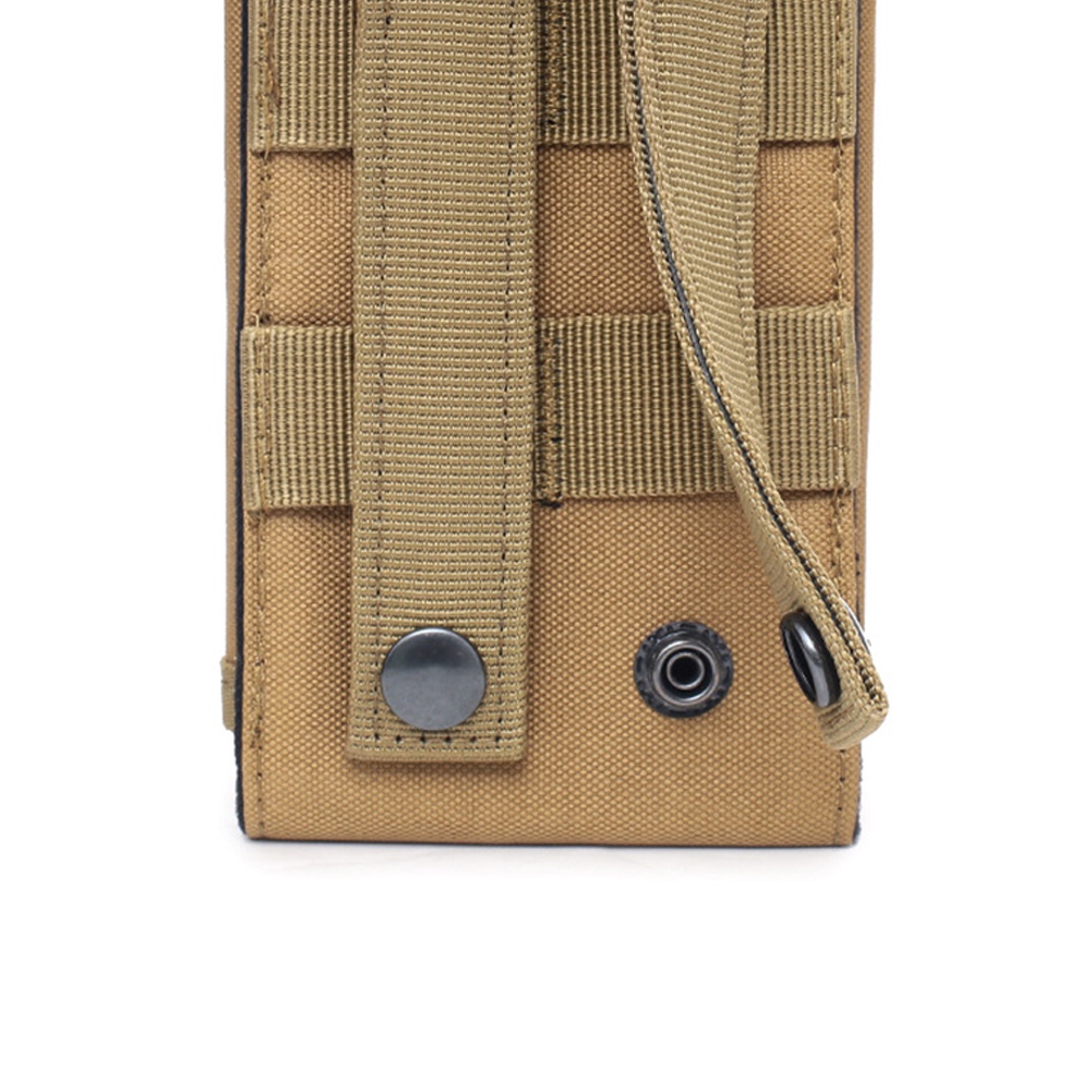 1000D Nylon Molle Pouch Phone Holder Outdoor Hiking Travel Cycling EDC ...
