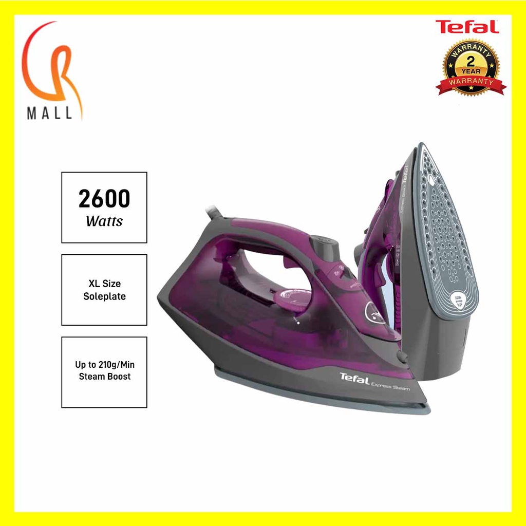 Tefal 2600W FV2843 Express Steam Iron | Shopee Malaysia