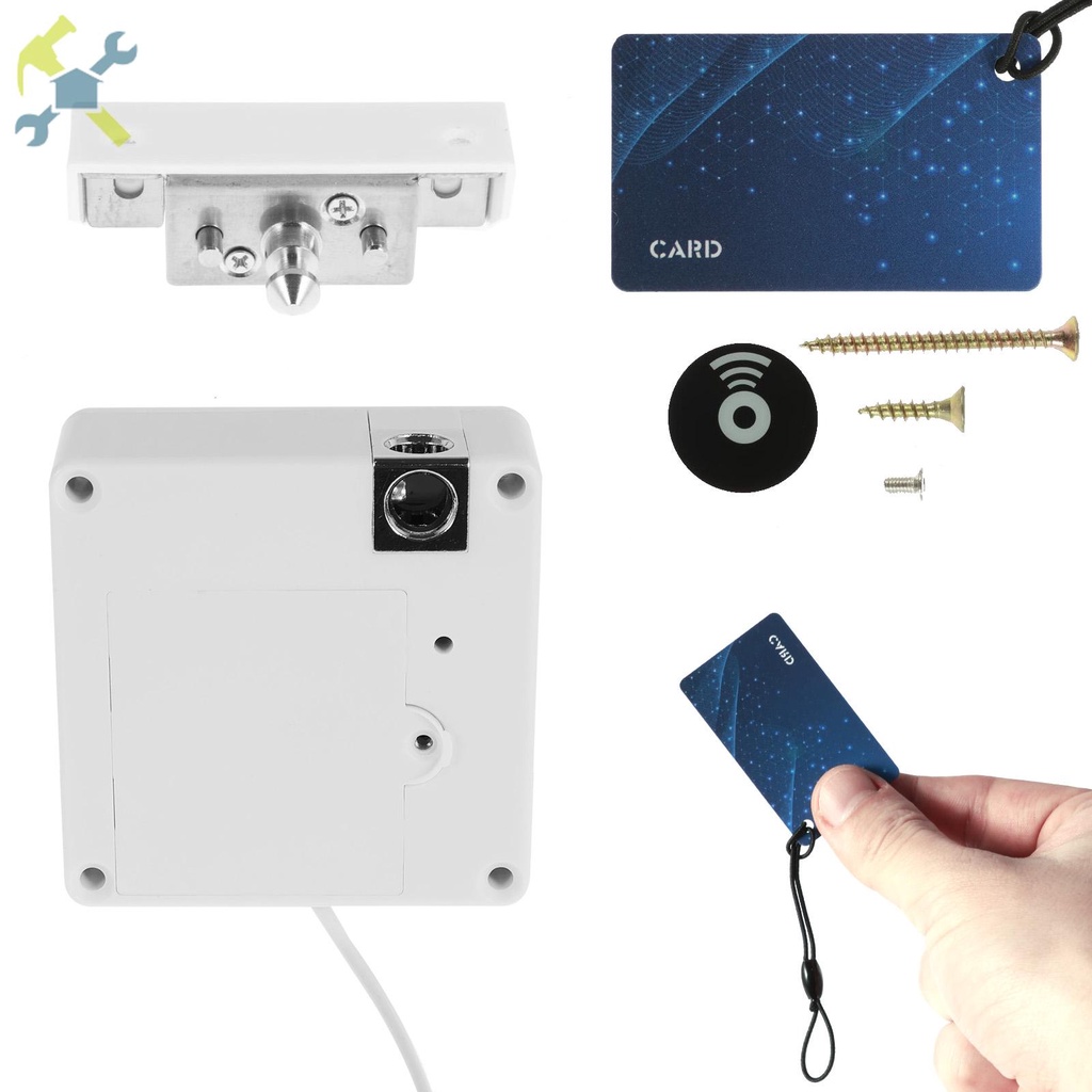 Hidden Smart Cabinet Lock Safe RFID Drawer Lock Keyless NFC Cupboard ...