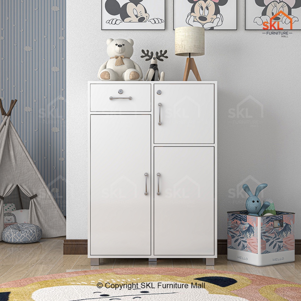 [15MM Thickness Wood] SKL 7500 Children Wardrobe / Wardrobe / Baby ...