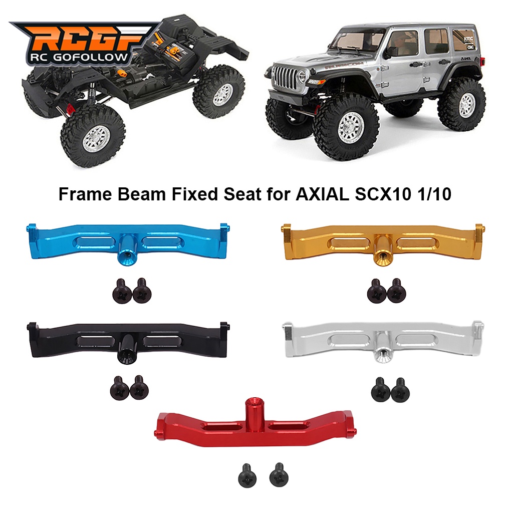 RCGOFOLLOW Aluminum Front Beam Cross Frame Brace For 1/10 Axial Scx10 ...