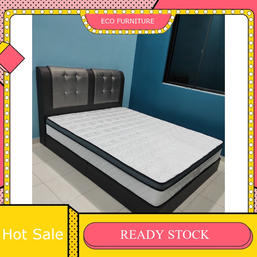 Katil Kulit PVC Divan Katil Divan Queen | Shopee Malaysia