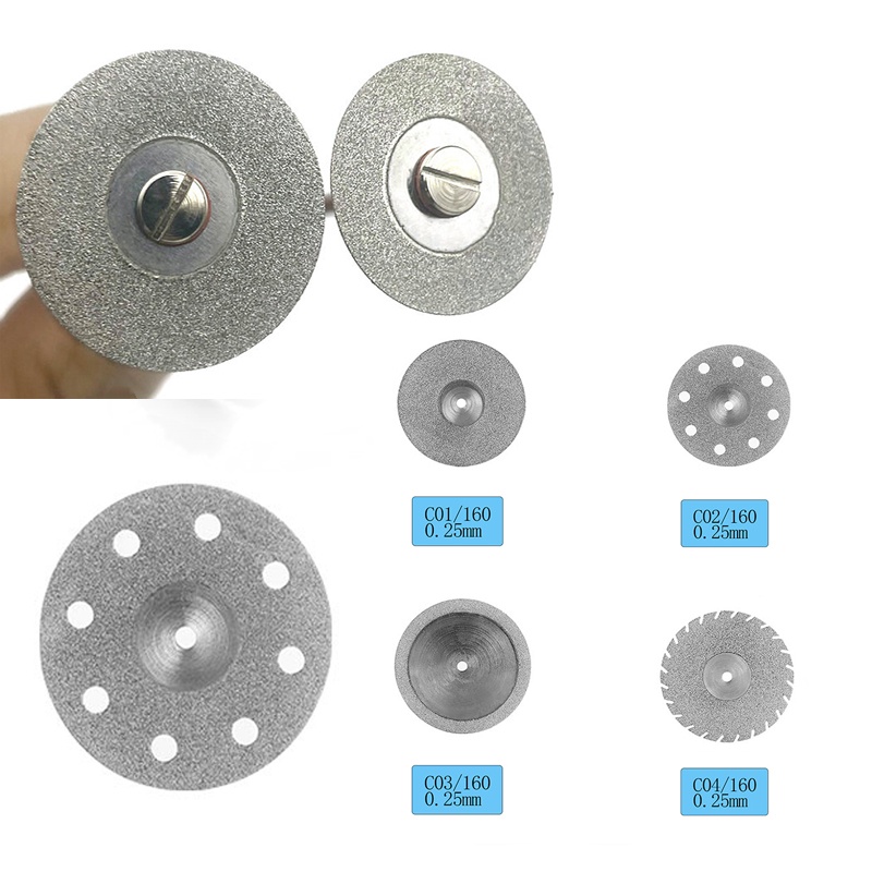 Dental Diamond Disc Disks Double Sided Grit Cutting Disc Tool Polishing ...
