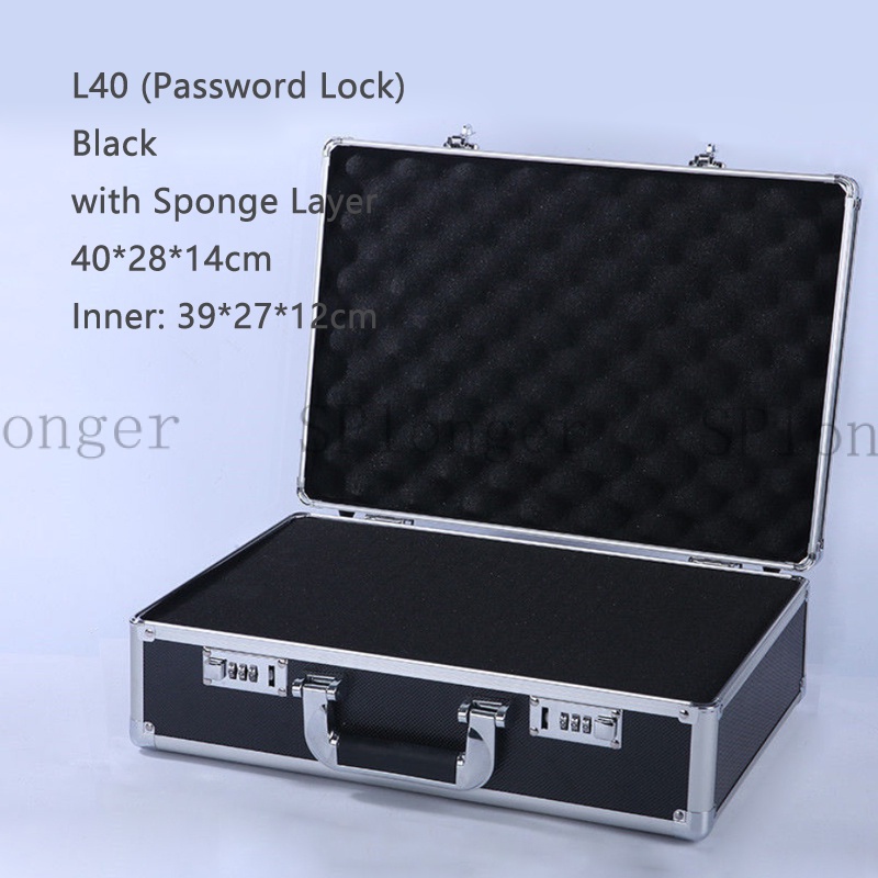 Portable Aluminum Carry Case Tool Box Password Safety Equipment ...
