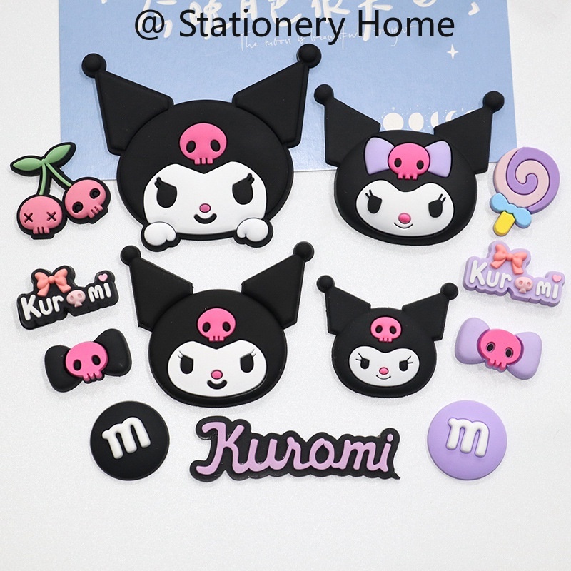 Size Sanrio Kuromi PVC Refrigerator Creative Decoration Magnet ...