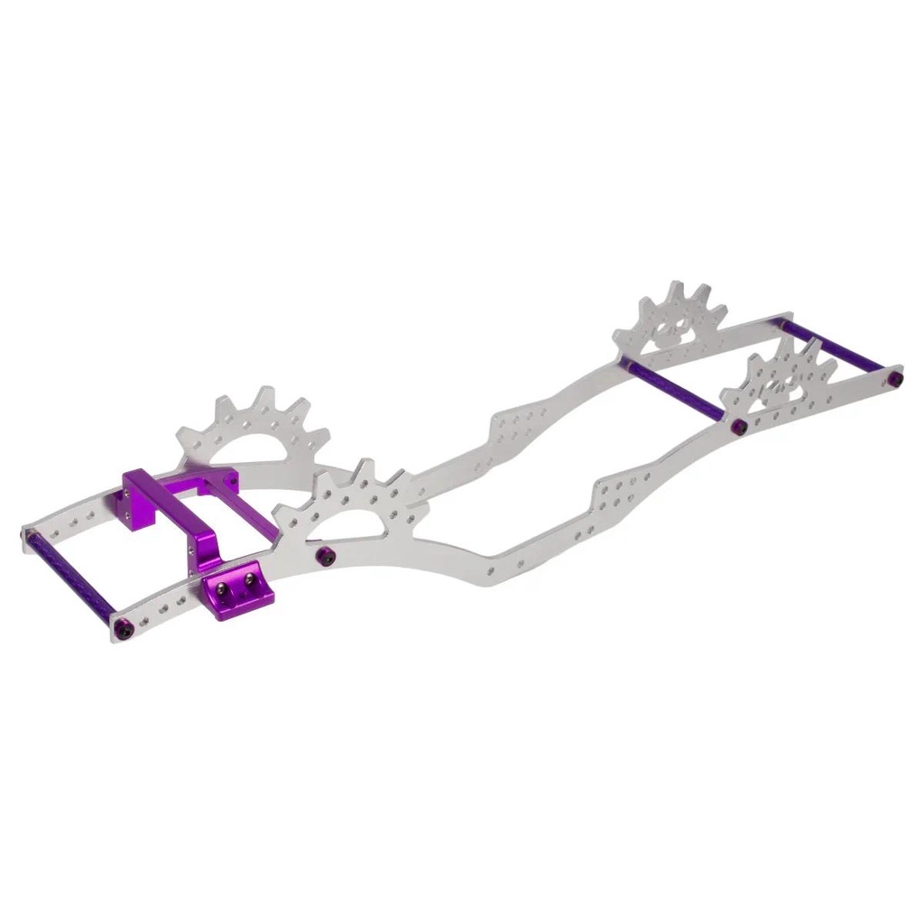 Aluminum Alloy LCG Chassis Kit Frame Rails Metal Girders CMS Servo ...