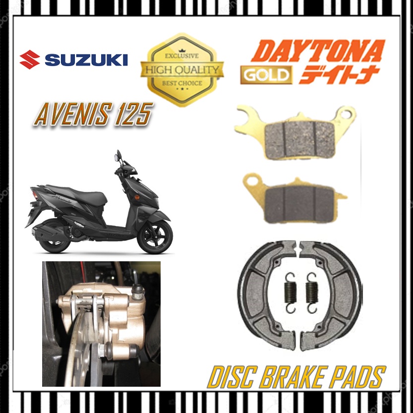 SUZUKI DISC BRAKE PADS AVENIS 125 SCOOTER GOLD QUALITY | Shopee Malaysia