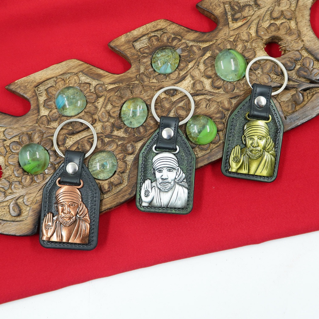 Mix Gods Leather Metal Murugan Shiva Babaji Keychain - Various Designs ...