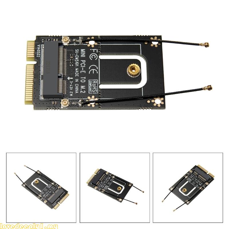 Love M2 Key NGFF E Interface M 2 NGFF To Mini PCI-E Adapter Converter ...