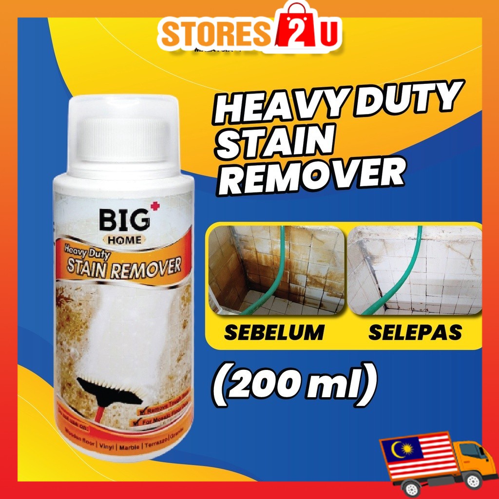 [Trial Pack 200ml] BIG+ Heavy Duty Stain Remover Tile Cleaner Toilet ...