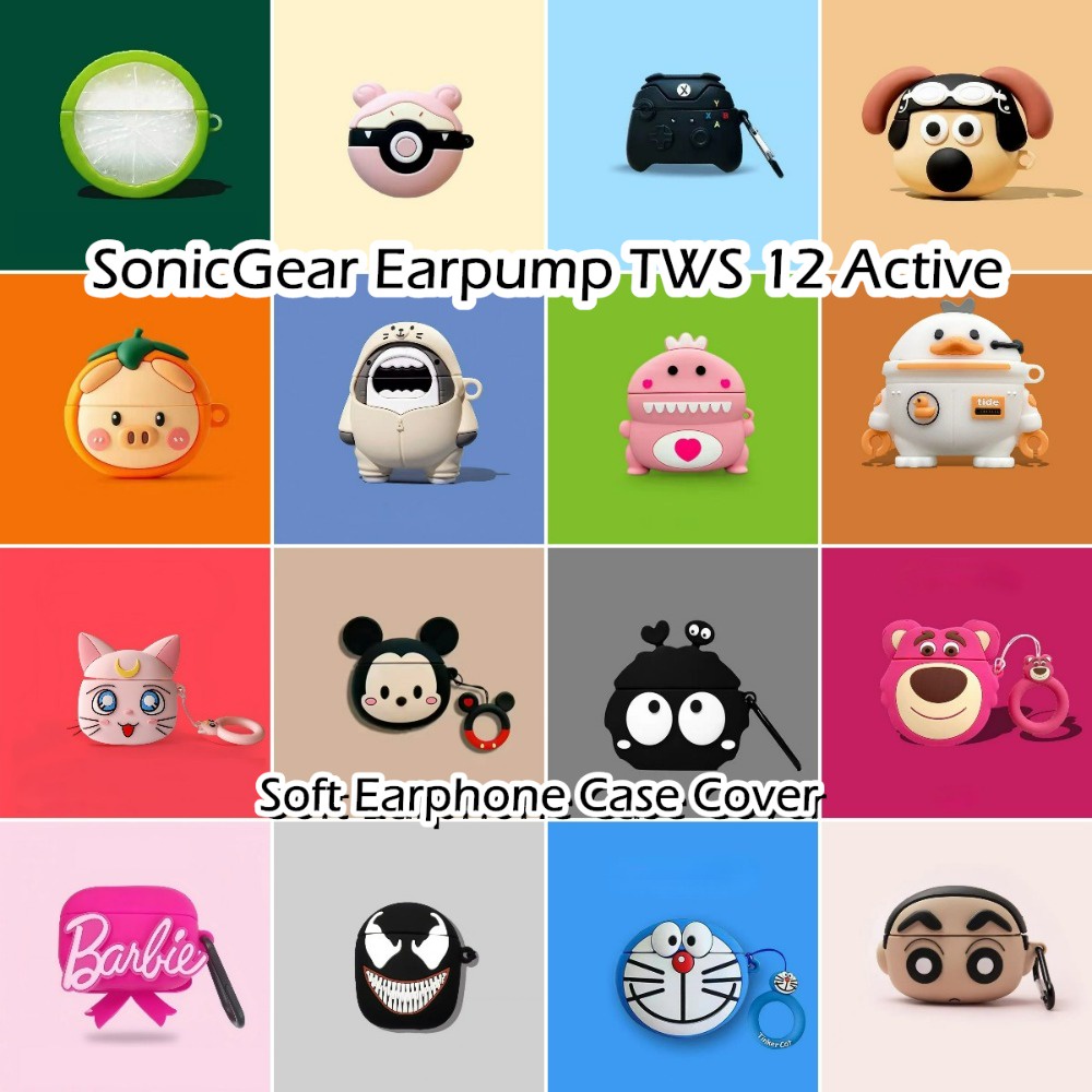 READY STOCK! For SonicGear Earpump TWS 12 Active Case Couple Cute ...