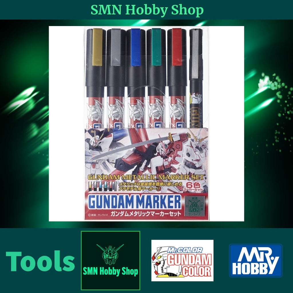 Marker Paint Color Metallic Marker Set for Plastic Model Kits [Hobby ...