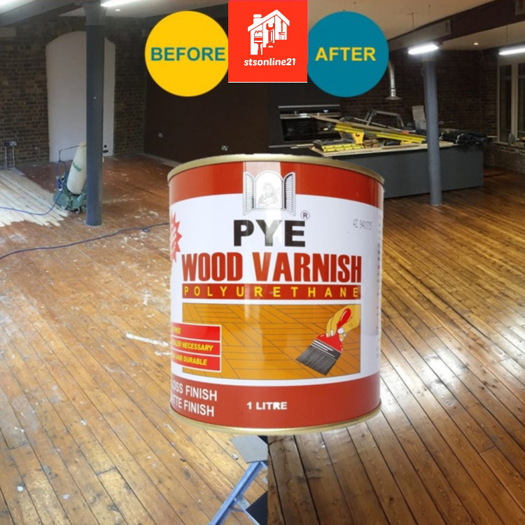 PYE Wood Varnish Wood Protector 4LT (RUSTY) | Shopee Malaysia