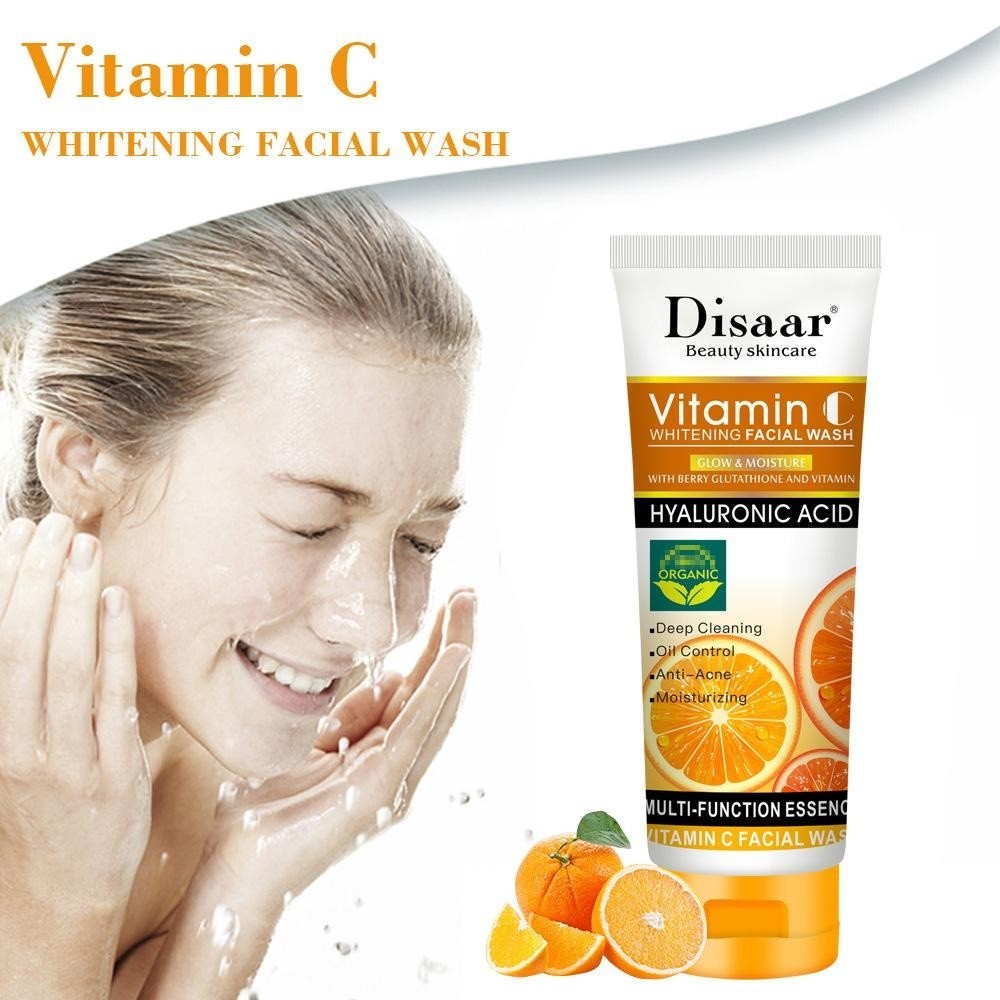 Disaar Deep Cleansing Moisturizing Whitening Vitamin C Face Wash 100ml ...