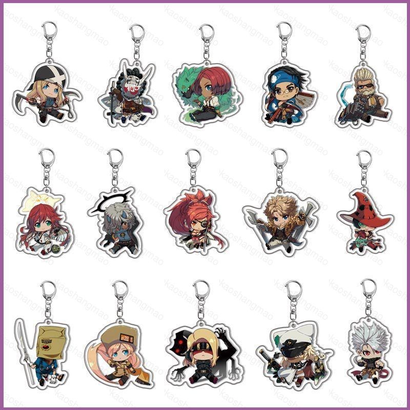 5y Guilty Gear Strive Dual Rulers SOL BADGUY acylic key holder keychain ...