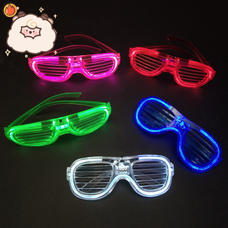 Luminous glasses, street stall toys, LED cold light blinds bar KTV ...