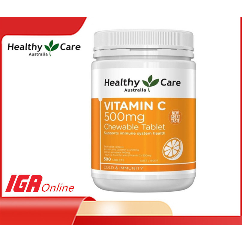 [EXP 12/2027] Healthy Care Vitamin C ( 500 Tablets ) ( Made in ...