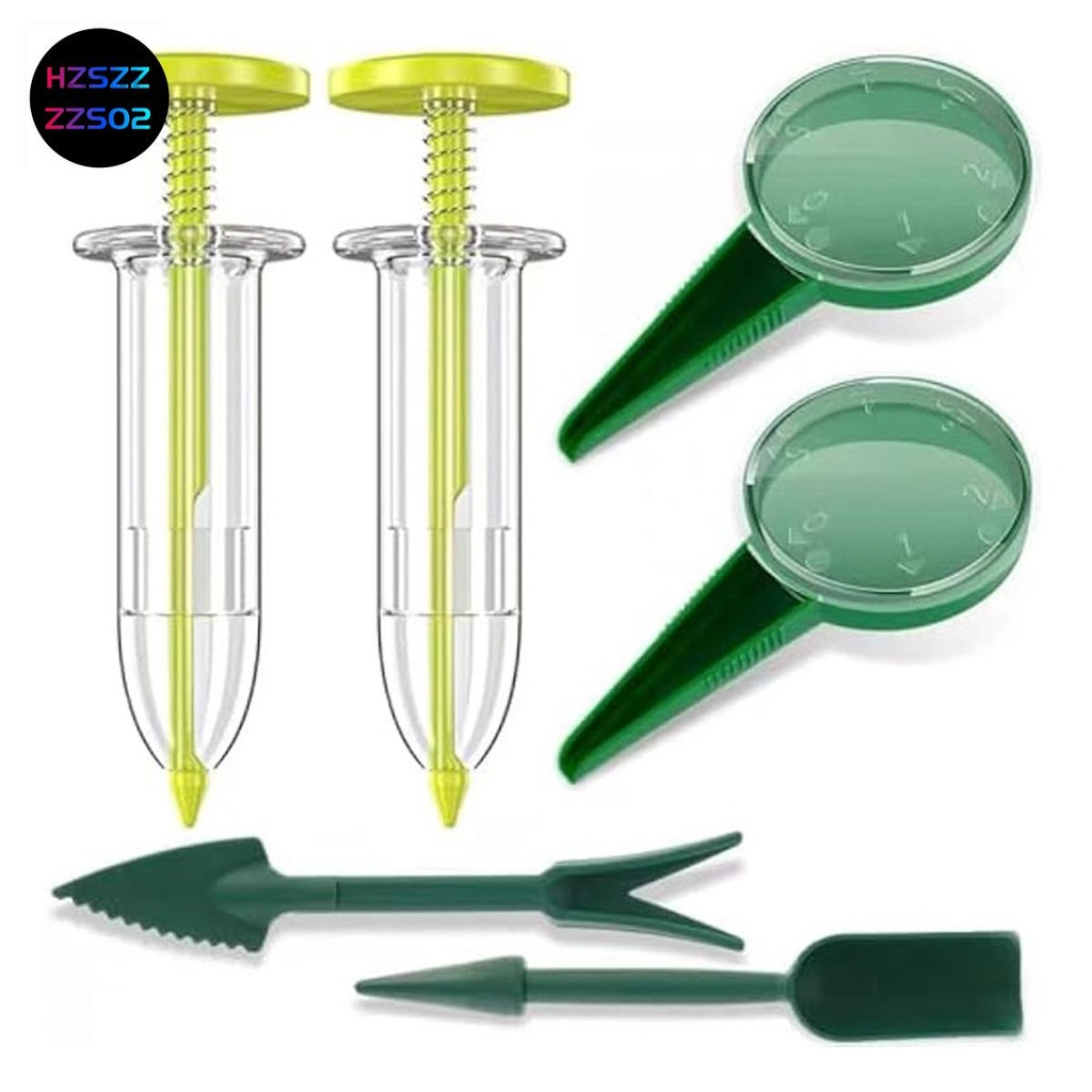 Complete Mini Seed Planting Kit: 6PC Set Includes Seed Spreader, Dibber ...