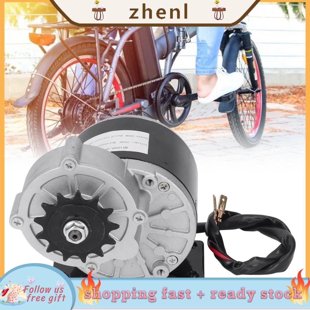 Zhenl Electric Brush Geared Motor 24V 500W Gear Reduction 13T 2800 RPM ...