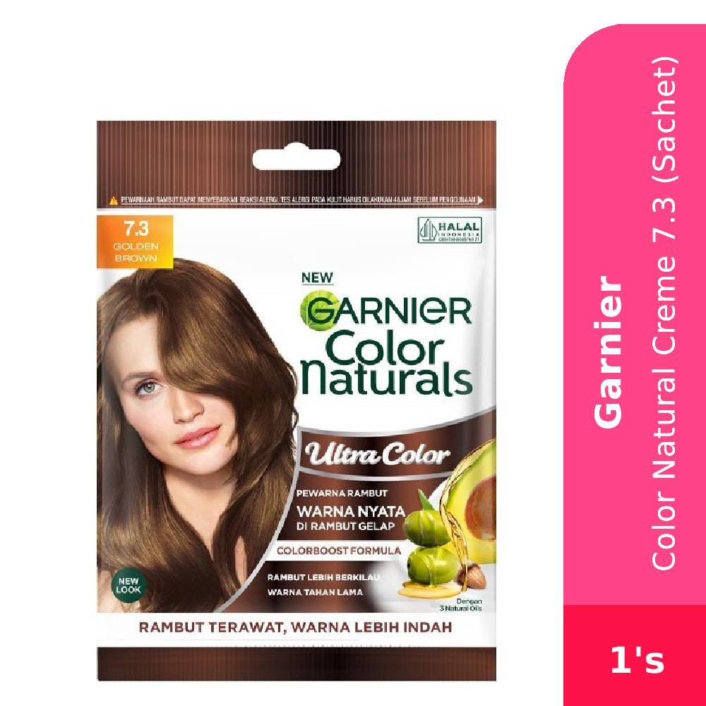 GARNIER Color Natural Creme 7.3 Sachet -Hair Color, Sachet, 染发 HMS ...