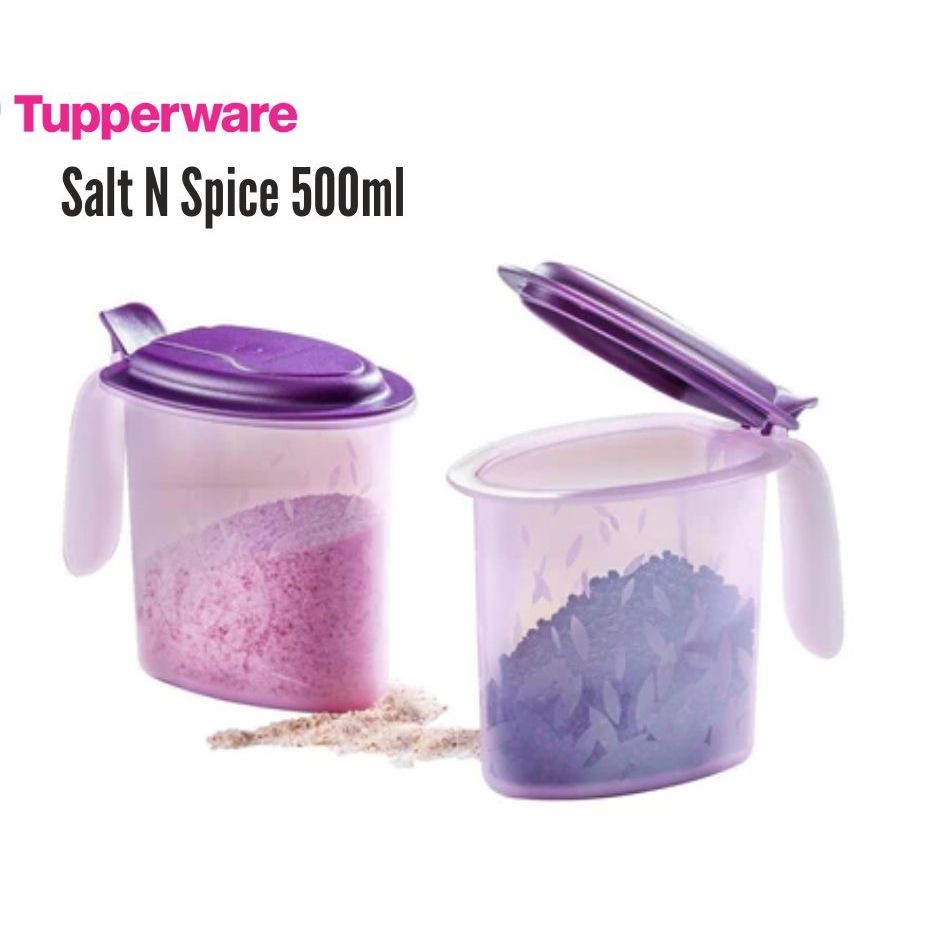 Salt N Spice Set 500ml Bekas Garam Lutsinar Spice Dispenser Salt ...