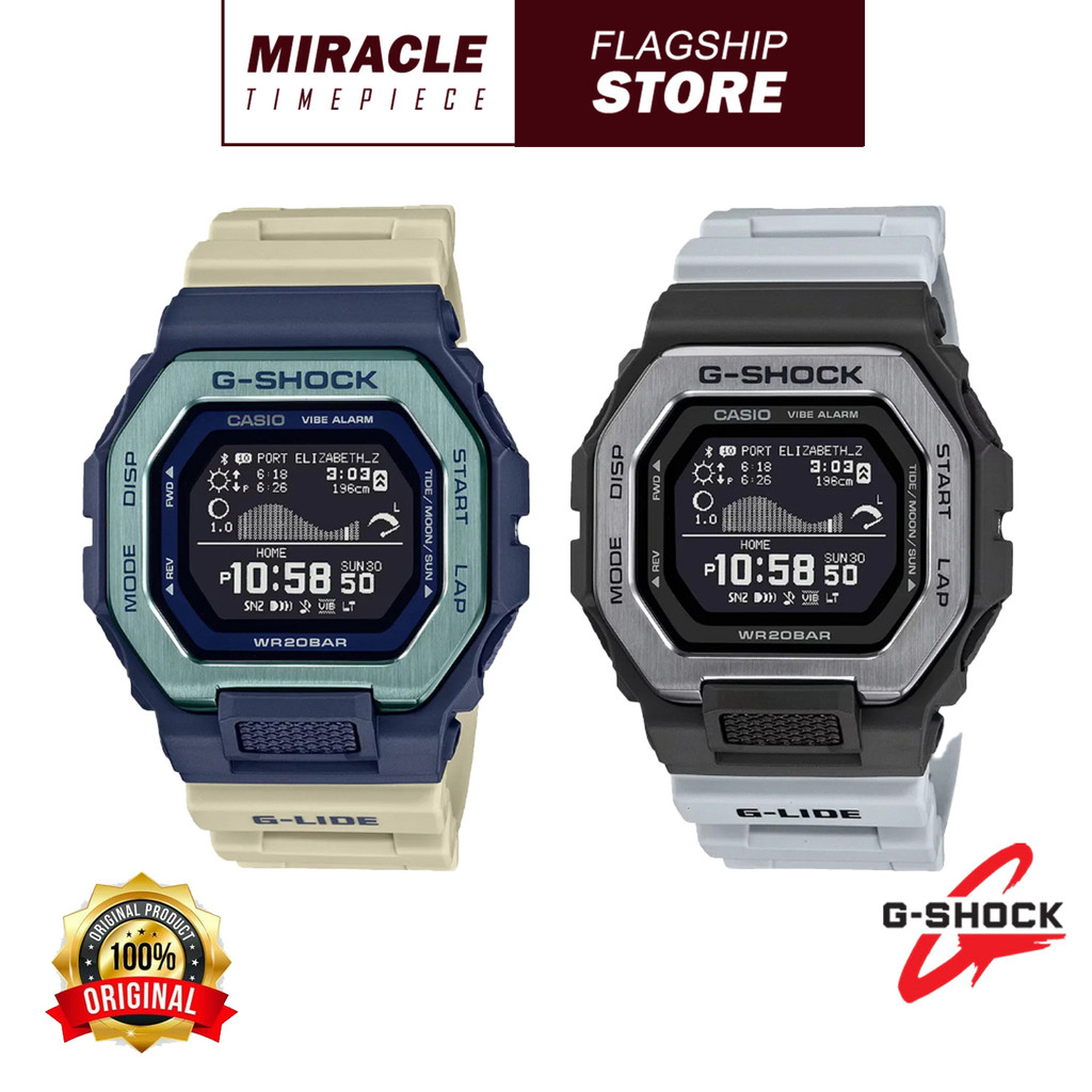 Casio G-Shock GBX-100TT-2 / GBX-100TT-8 / GBX-100 G-LIDE Series BLUETOOTH Men Watch | Shopee ...