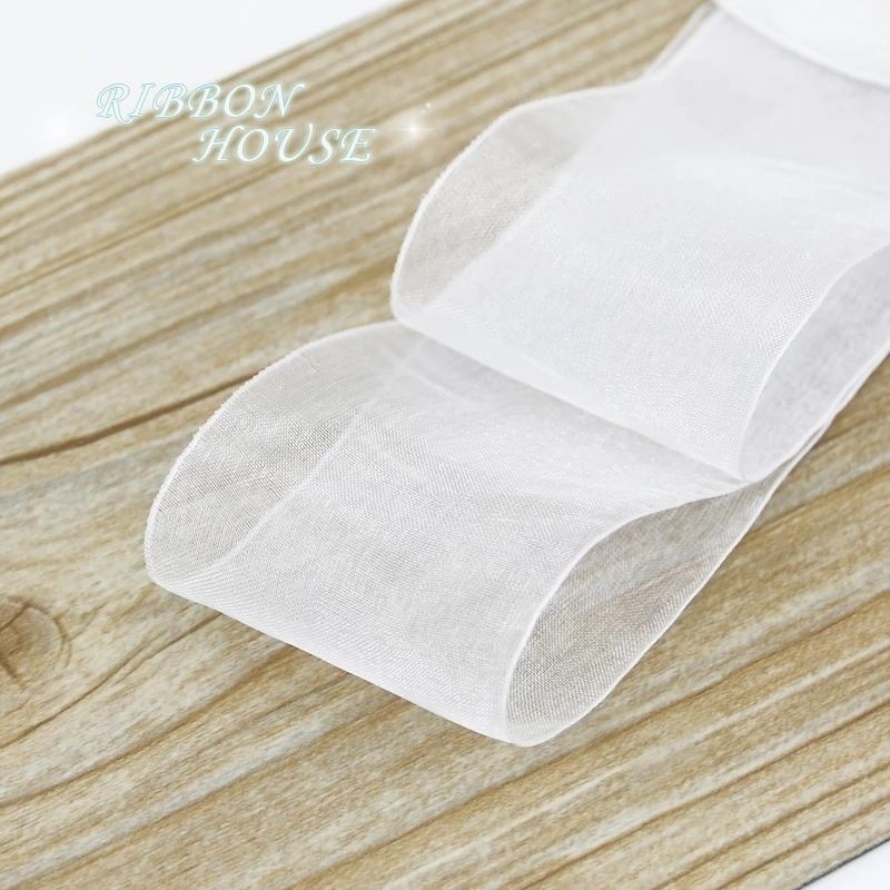 50m/roll 5cm Wide Organza Ribbons In Various Colors For Gift Wrapping ...