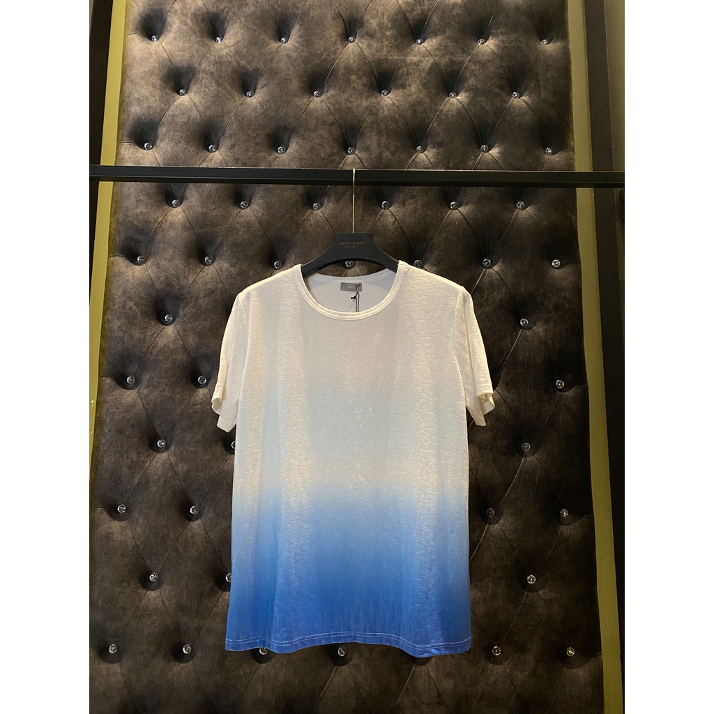 DIOR LOGO TEE (WHITE BLUE) | Shopee Malaysia