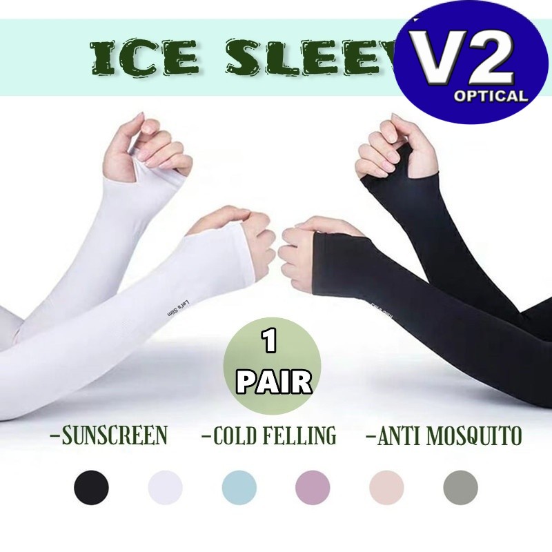 Ice Sleeve Cooling Hand Sock UV Protection Arm Sleeves Thin Men Sport ...