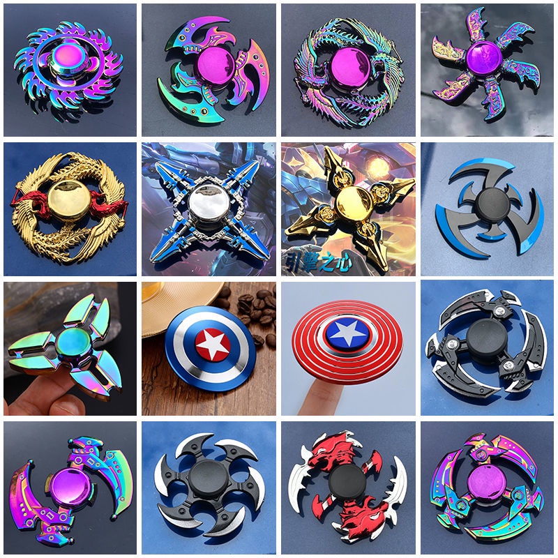 [Children's Educational Toys Series] Fidget Spinner Metal Children's ...