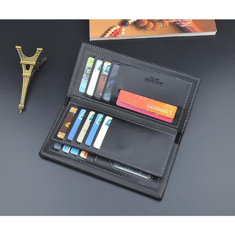 New Men's Wallet Long Wallet for Young Men Soft Leather Fashion Large ...