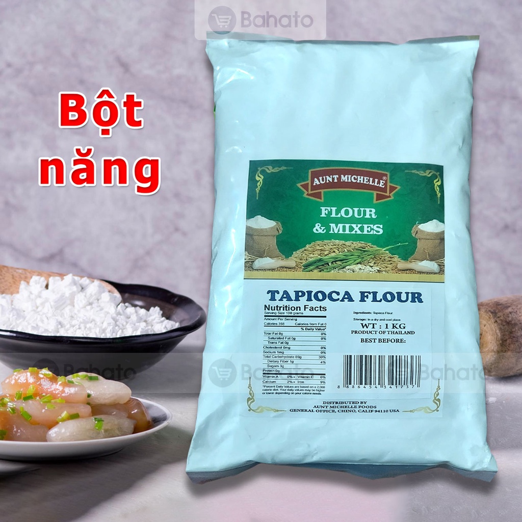 Aunt Michelle Tapioca flour 1kg pack | Shopee Malaysia