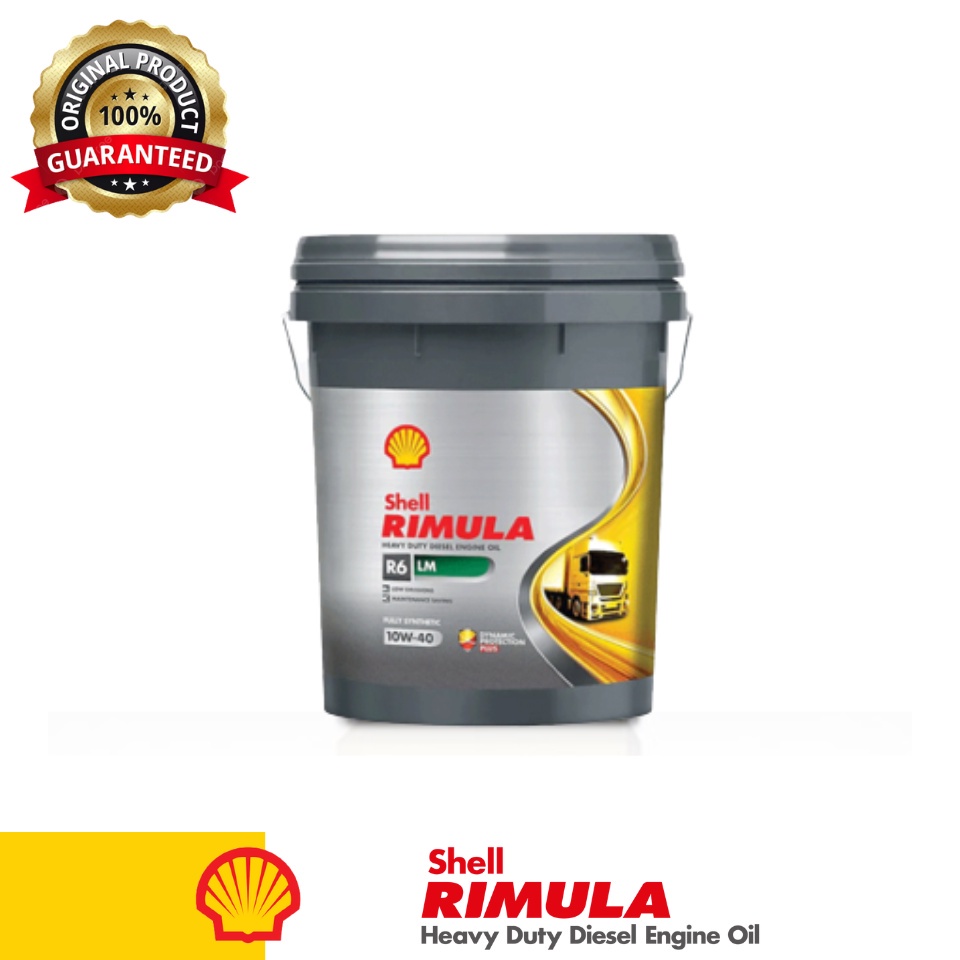 Original (Pasaran Malaysia) 550049534 Shell Rimula R6 LM 10W-40 CK4 ...