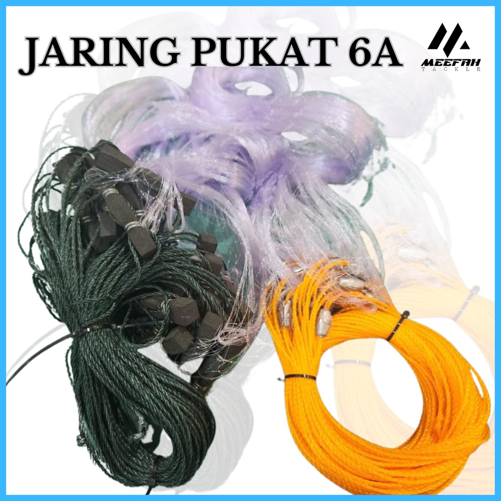 Jaring Pukat 6A 1.15MM Various Size - Fishing Net Jaring Ikan Pancing ...