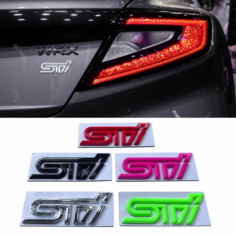 Metal Car Styling Emblem Rear Trunk Stickers Side Badge Decal for ...