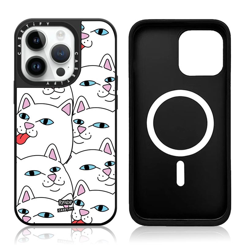 CASECASE X RIPNDIP Daisy Daze Magnetic suction Black&Sliver Mirror ...
