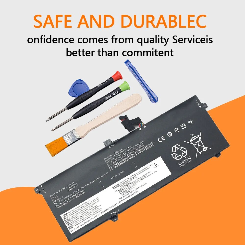 L18C6PD1 Laptop Battery For Lenovo ThinkPad X390 X395 X13 1st Gen ...