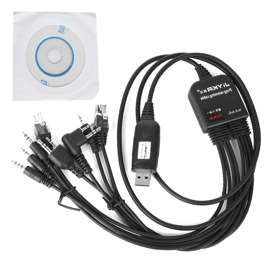 8 in 1 Computer USB Programming Cable forKenwood for motorola Baofeng ...