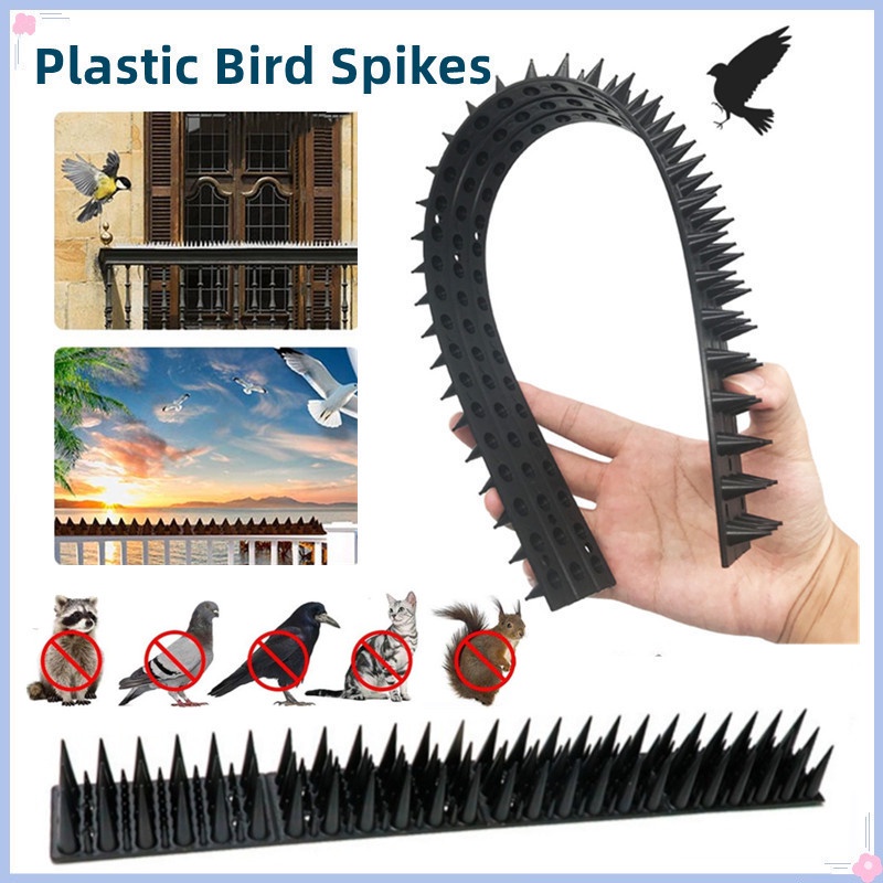 Bird Repellent Spikes Cat Deterrent Spikes Outdoor Fence Safety Spikes ...