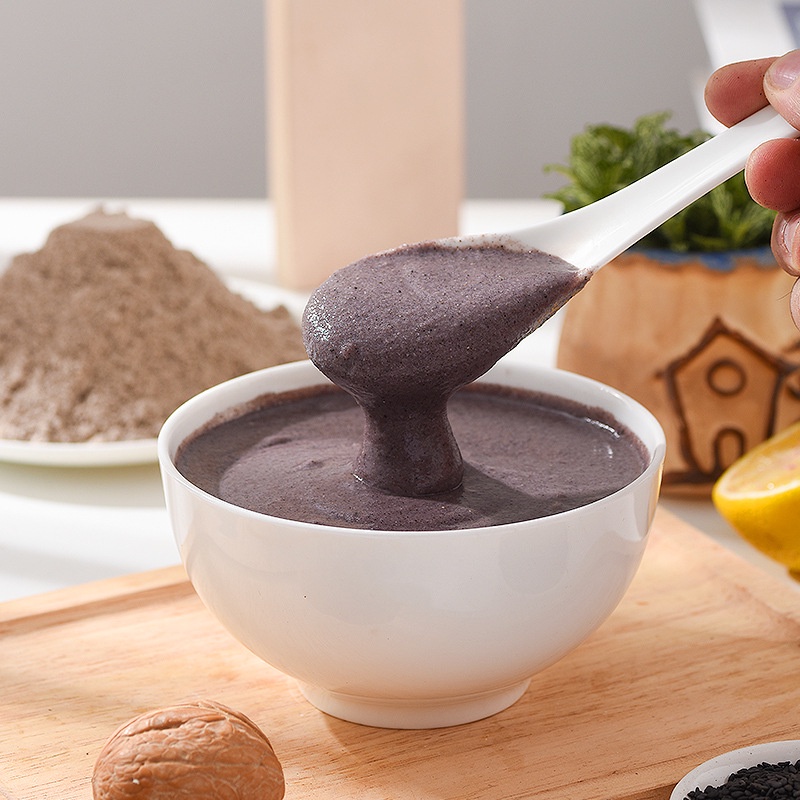 ZEJUN Beautiful porridge diner, hand-ground mellow, 500g black sesame ...