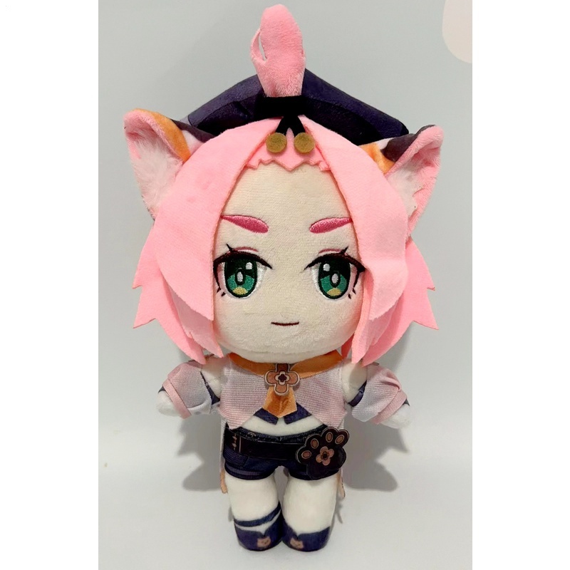 20cm Genshin Impact Stuffed Doll Lyney Noelle Kazuha Amber xiao Plush ...