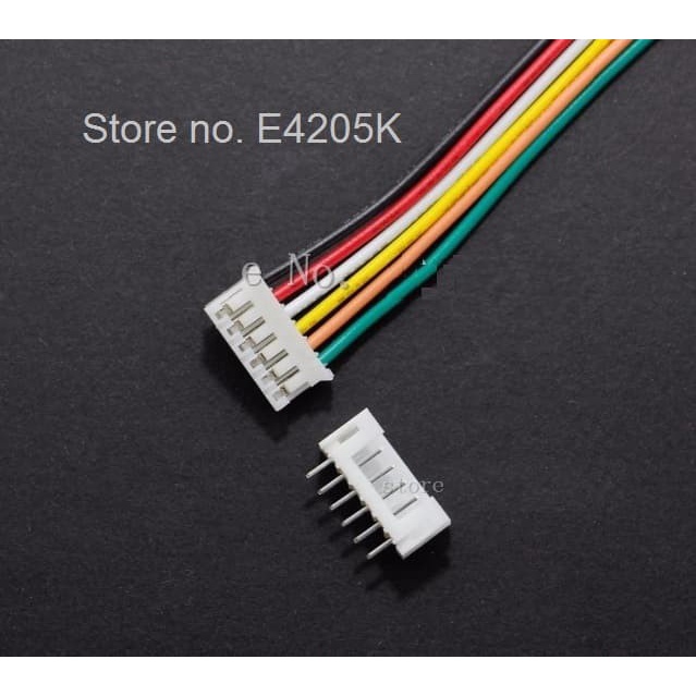 Mini Micro JST 2.0 PH Connector 6Pin 6P 6 pin Connector plug Wire MJ27 ...