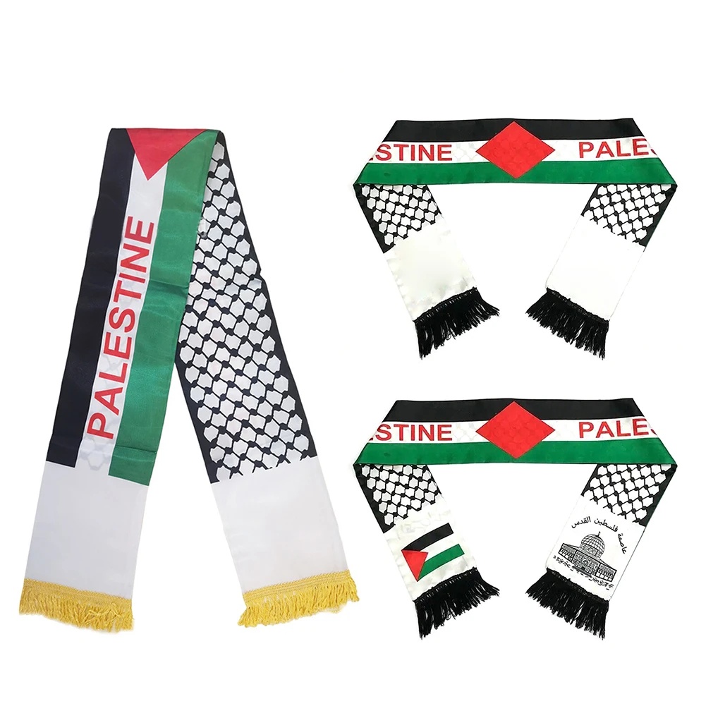 FREEPALESTINE Bendera Palestine Scarf Vivid Color and Fade Proof ...