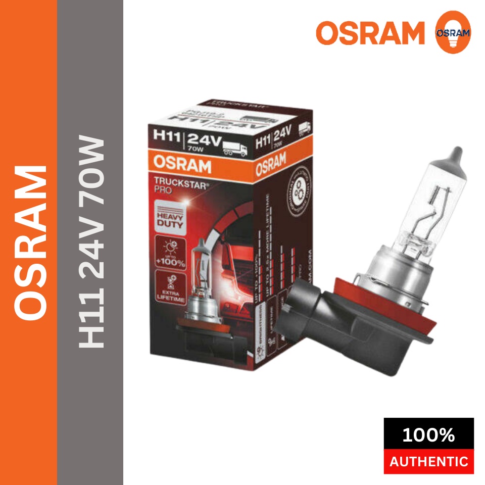 64216TSP OSR Osram H11 24V 70W PGJ19-2 Truckstar Pro (1PCS) | Shopee ...
