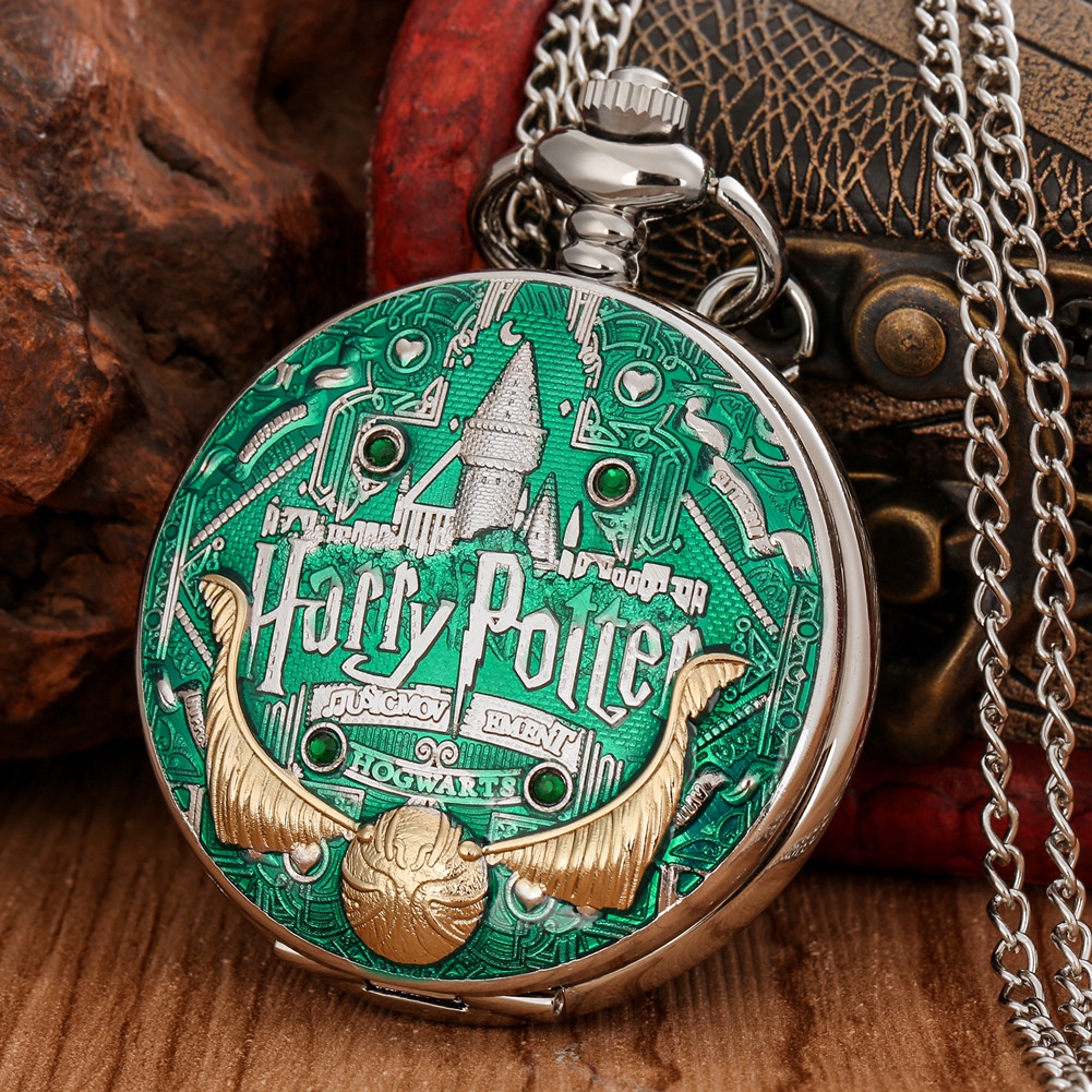 Harry Potter Same Style Pocket Watch Castle School of Magic Merchandise ...